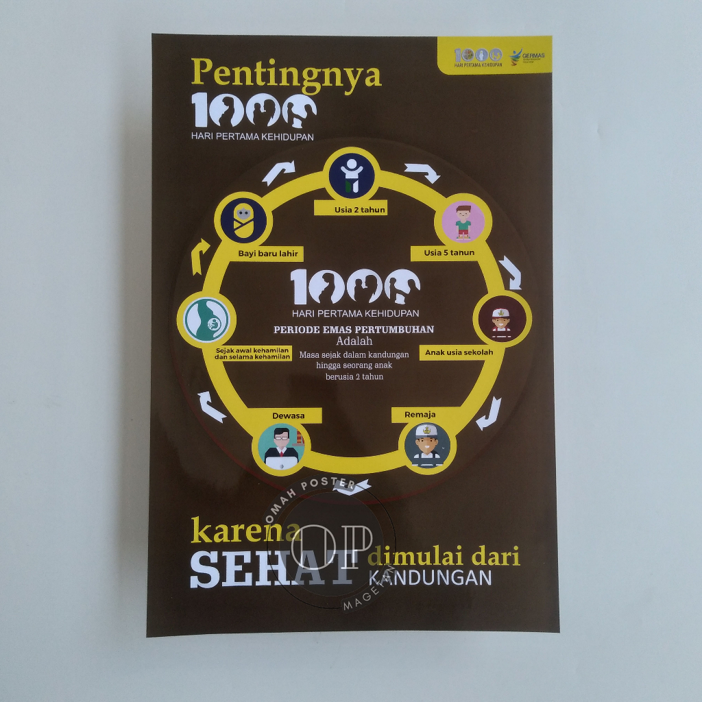 Jual Poster Pentingnya 1000 Hari Pertama Kehidupan - 1000 HPK - Anak ...