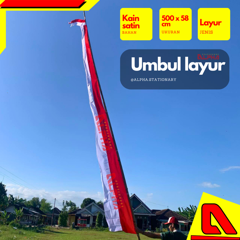 Jual UMBUL UMBUL BENDERA MERAH PUTIH UMBUL LAYUR | Shopee Indonesia