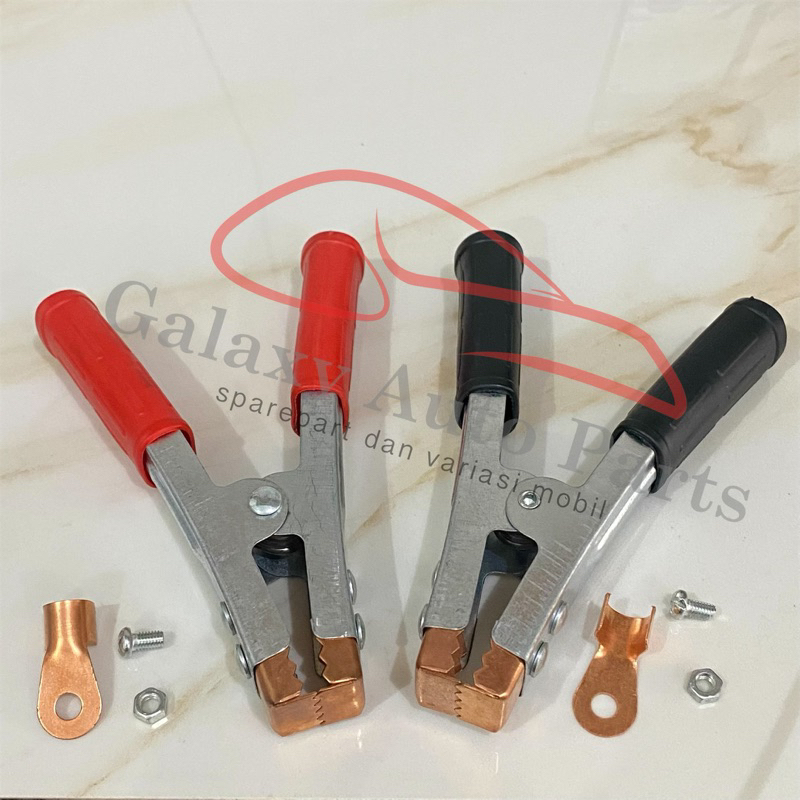 Jual Jepit jepitan aki capit buaya besar set isi 2 | Shopee Indonesia