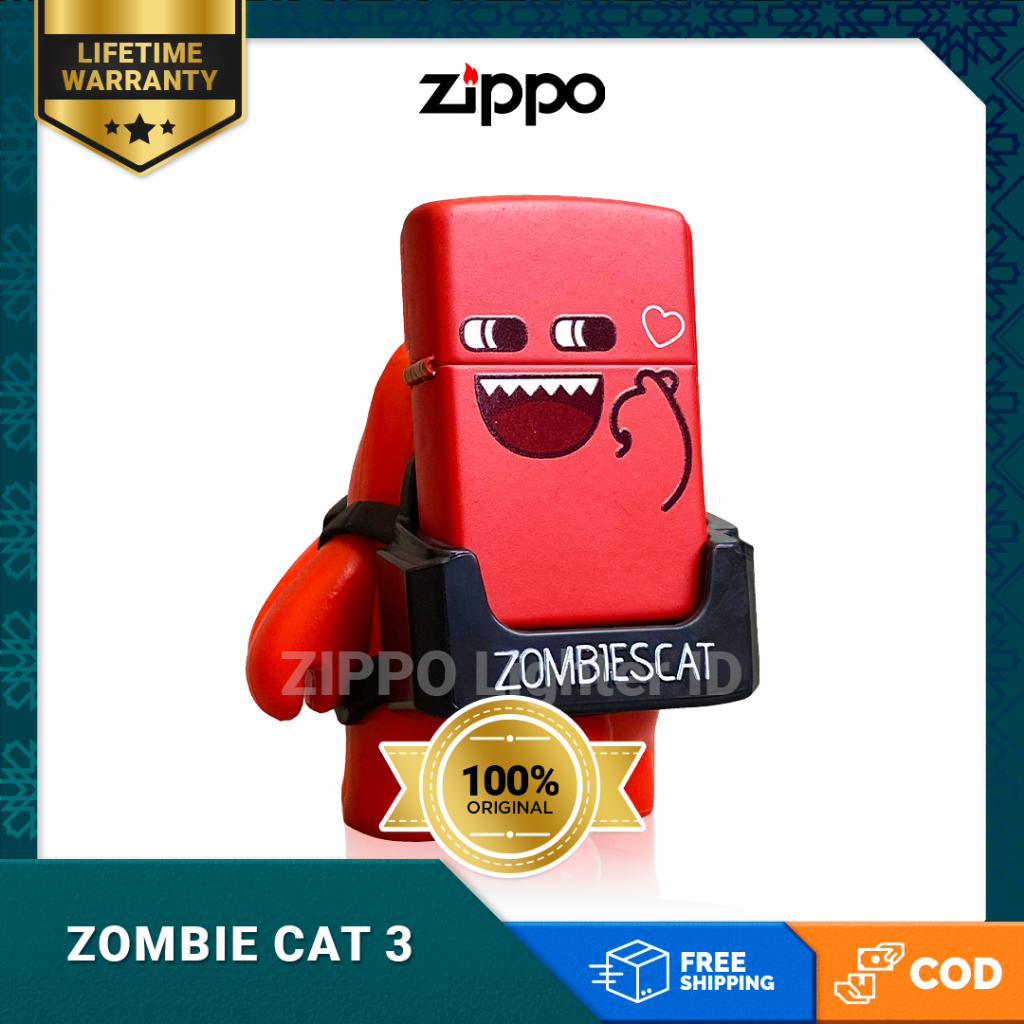 Jual Korek Api Zippo Zombie Cat 3 | Shopee Indonesia