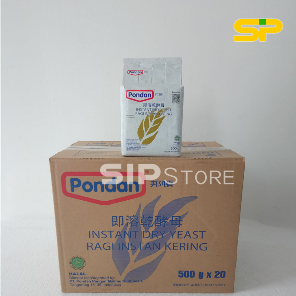 Jual Pondan Ragi Instan 500gr / Pengembang Kue / Instant Dry Yeast (1 ...