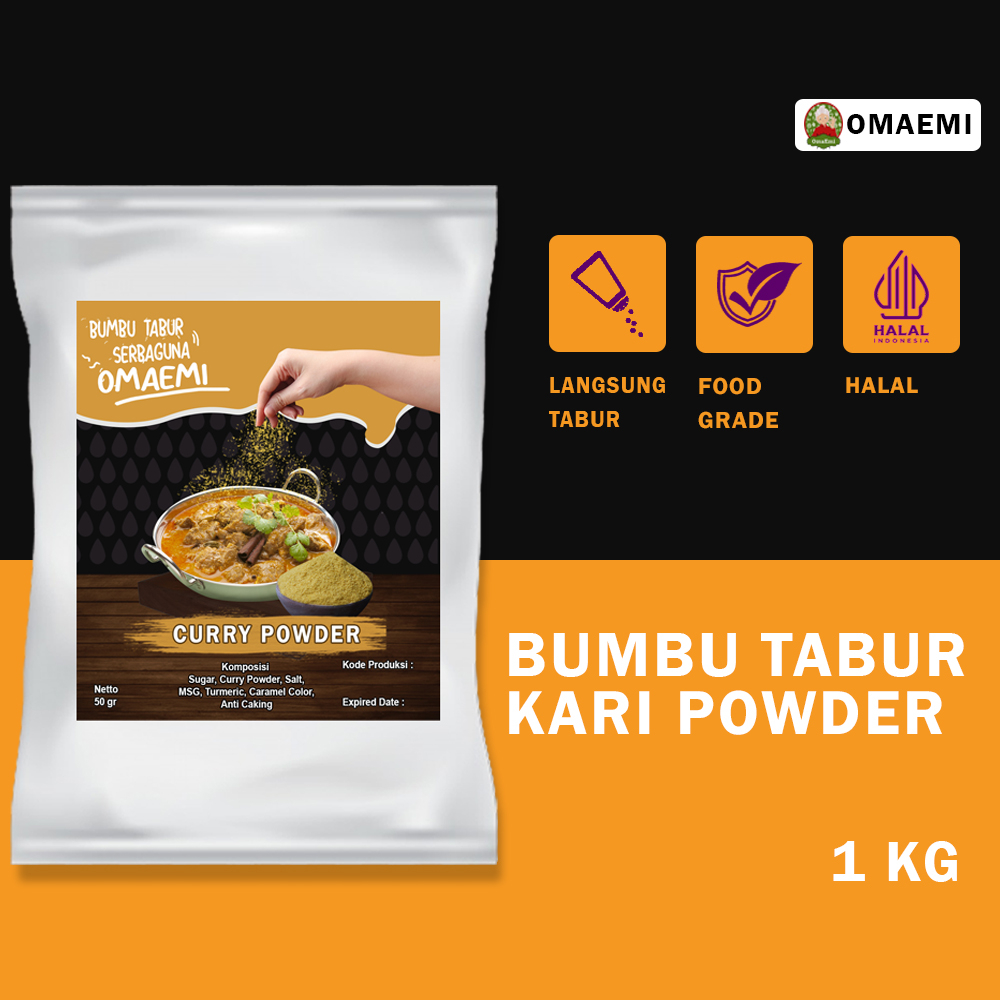 Jual BUMBU TABUR KARI / KARI POWDER 1 KG | Shopee Indonesia