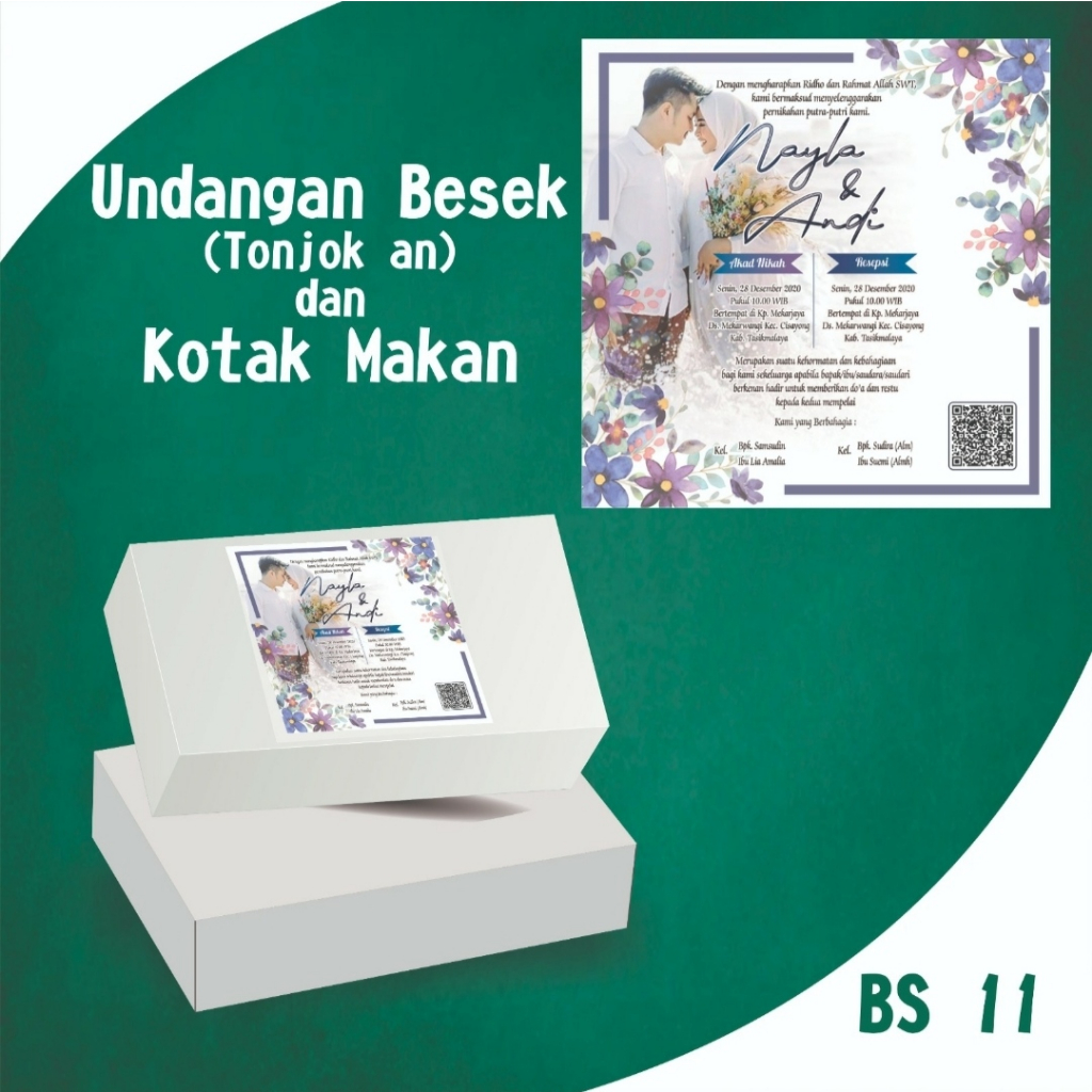 Jual UNDANGAN KOTAK NASI | Shopee Indonesia