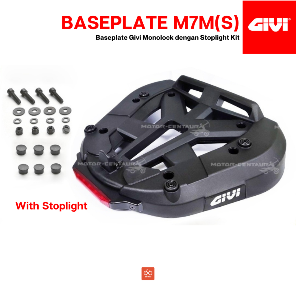Jual Baseplate GIVI M7M M7 Monolock Stoplight Tatakan Box Motor ...