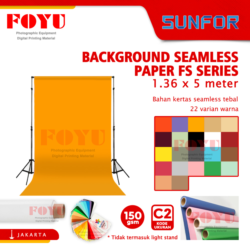 Jual Background Backdrop Layar Studio Foto Video Paper Kertas Polos ...