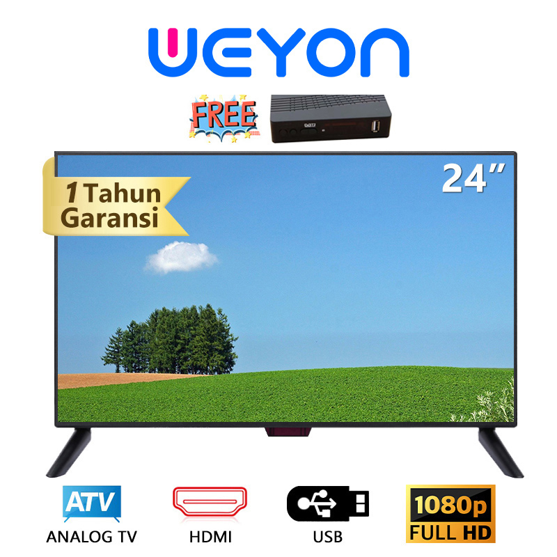 Jual Weyon 24 Inch Smart TV With STB TV LED Murah Televisi | Shopee ...