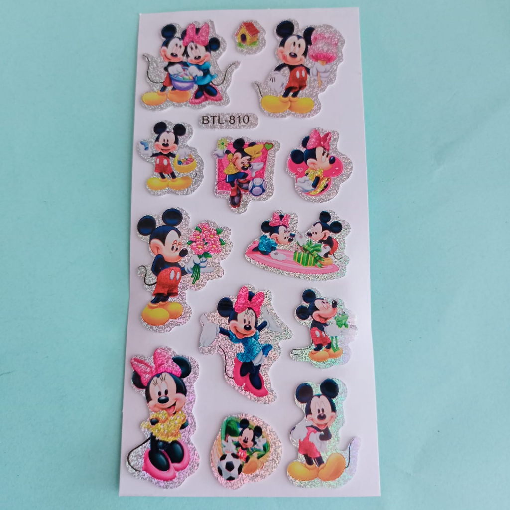 Jual Stiker Karakter / Stiker 3D Timbul / Stiker Mainan Anak / Sticker ...
