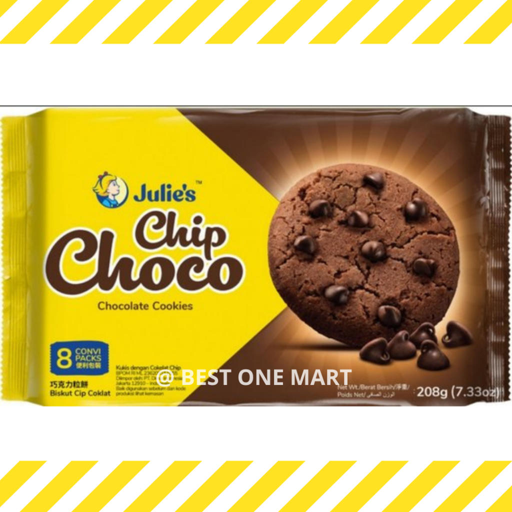 Jual Biskuit Coklat / Julies Chip Choco / Julie's Chocolate Cookies 200 ...
