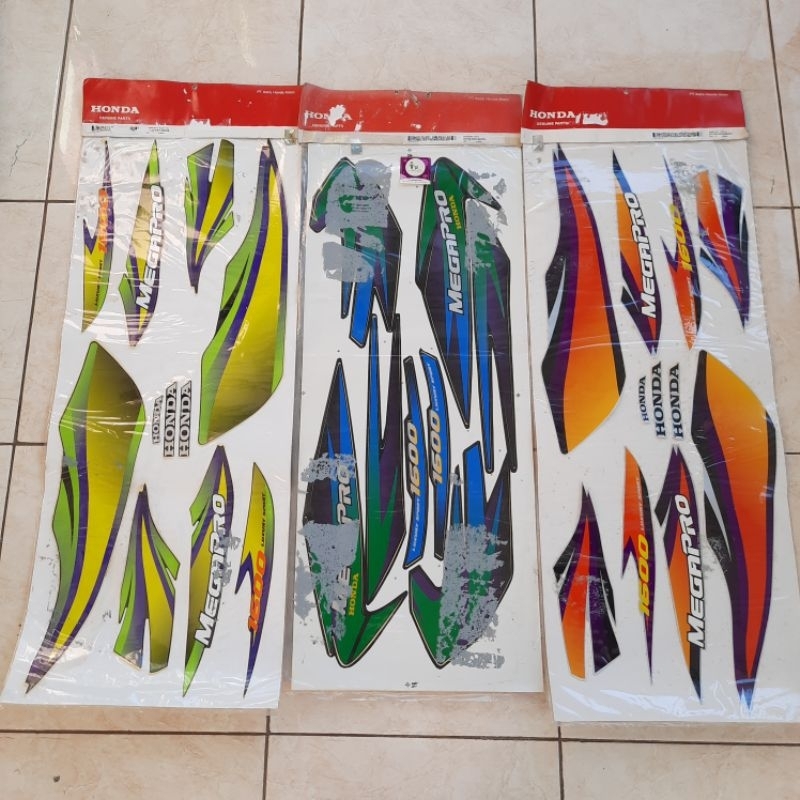 Jual Stiker Striping Polet Megapro Mega Pro Megapro Hiu Lama Old ...