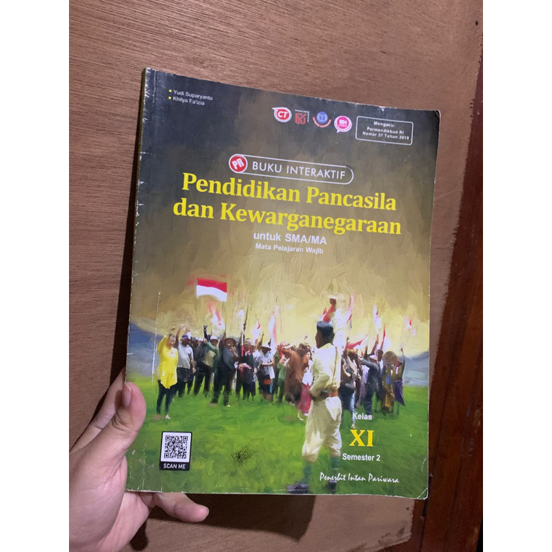 Jual PR Buku Interaktif Pendidikan Pancasila dan kewarganegaraan SMA Kelas XI semester 2 Intan ...