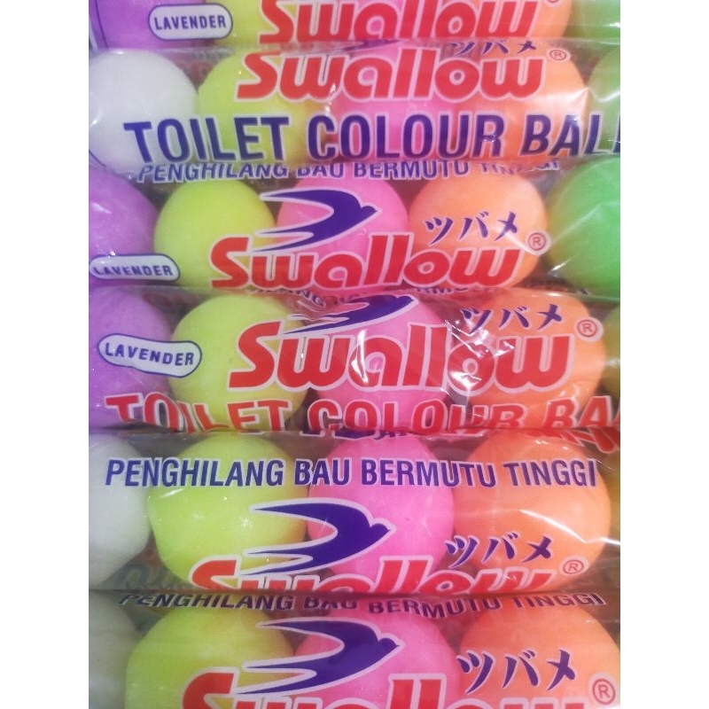 Jual Swallow & Bagus Kamper Toilet Colour Ball Isi 5&6 | Shopee Indonesia