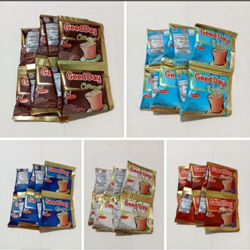 Jual Good day 3in1all varian 1 renceng 10 sachet X 20g | Shopee Indonesia
