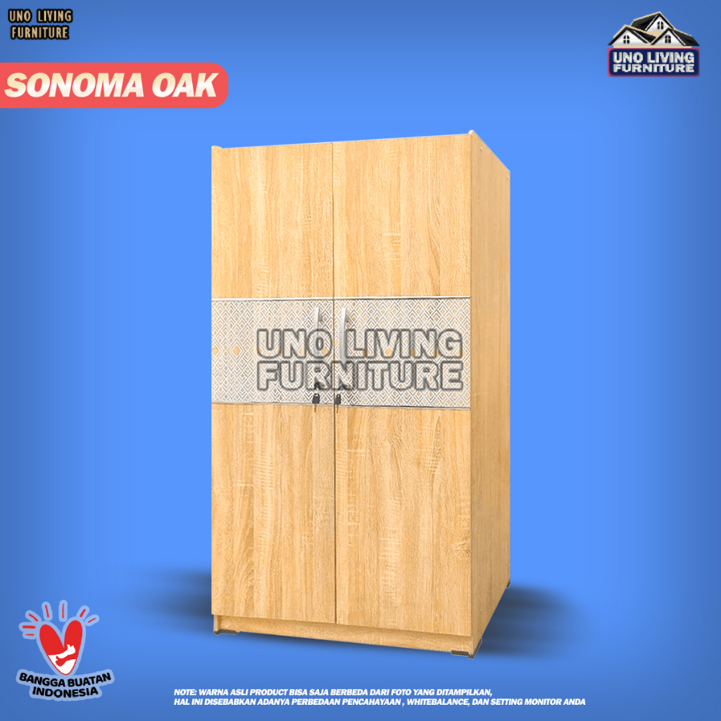 Jual LEMARI PAKAIAN KAYU BABY LOCKER MINIMALIS BL05 LEMARI GANTUNGAN ...