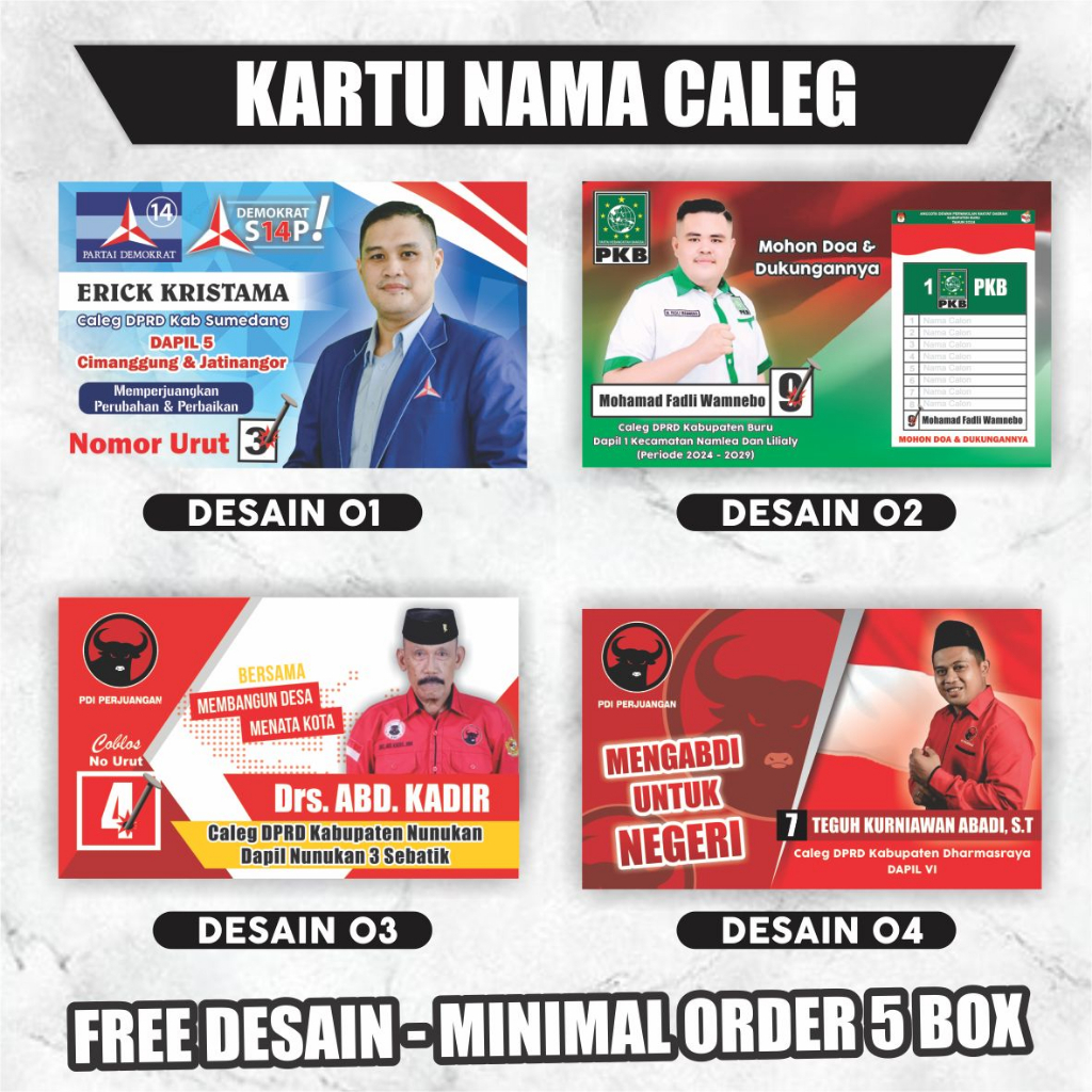 Jual KARTU NAMA PARTAI | KARTU NAMA CALEG | KARTU NAMA MURAH | Shopee ... Jual KARTU NAMA PARTAI | KARTU NAMA CALEG | KARTU NAMA MURAH | Shopee ...