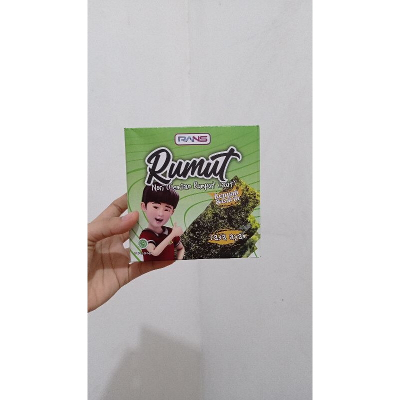 Jual Rumput Laut Nori Rumut Rans Cemilan rumput laut renyah dan gurih ...