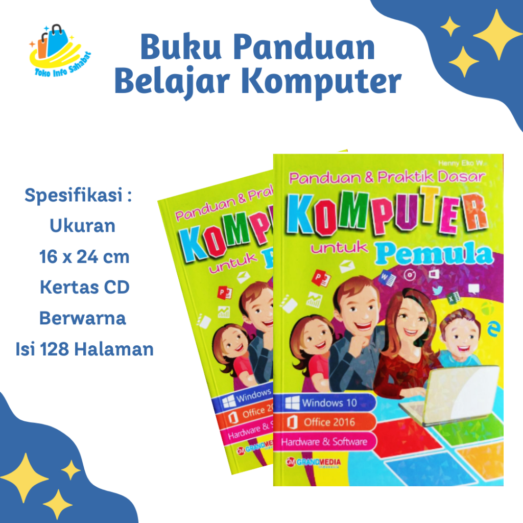 Jual Buku Panduan Praktik Dasar Komputer Untuk Pemula Lengkap dan ... Jual Buku Panduan Praktik Dasar Komputer Untuk Pemula Lengkap dan ...