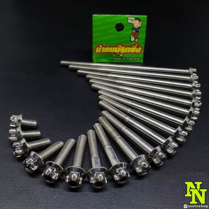 Jual baut 10 m6 panjang 1cm - 13cm baut probolt hard stainless compayu ...