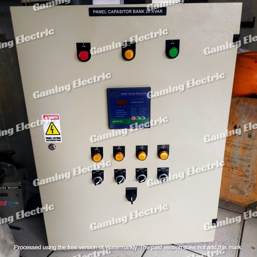 Jual Panel Capacitor Bank 20 KVAr | Panel Kapasitor Bank Perbaikan Cosphi | Shopee Indonesia