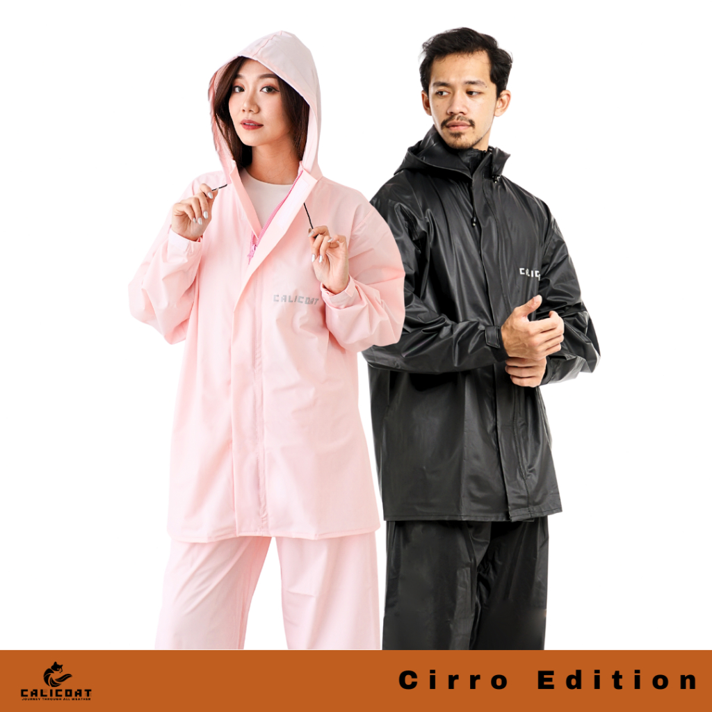 Jual Calicoat Jas Hujan Setelan Pria Wanita Bahan PVC Tebal Anti Rembes Cirro Edition | Shopee ...