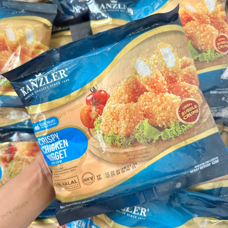 Jual Kanzler Crispy Chicken Nugget 120gr (Crispy Bubble Crumbs ...