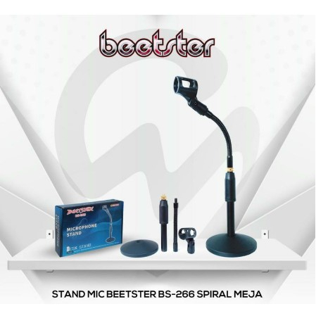 Jual Stand Microphone Meja Beetster BS-266 Stand Mic Meja Spiral ...
