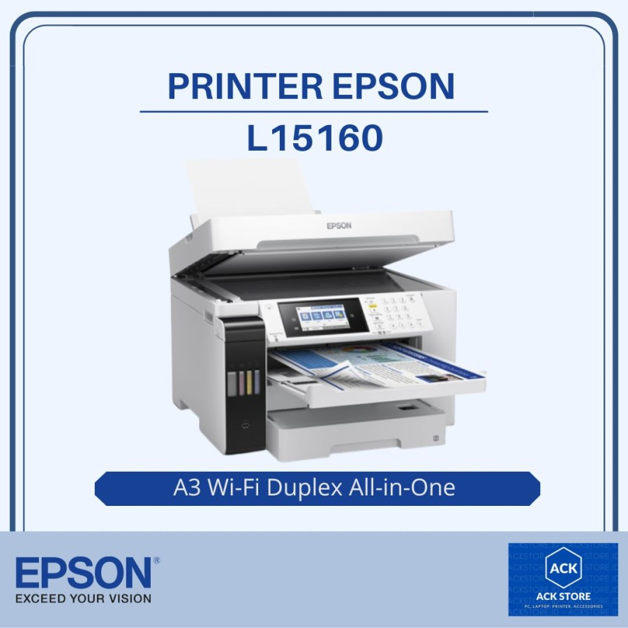 Jual Printer Epson EcoTank L15160 All-in-One A3 Wi-Fi Duplex | Shopee ...