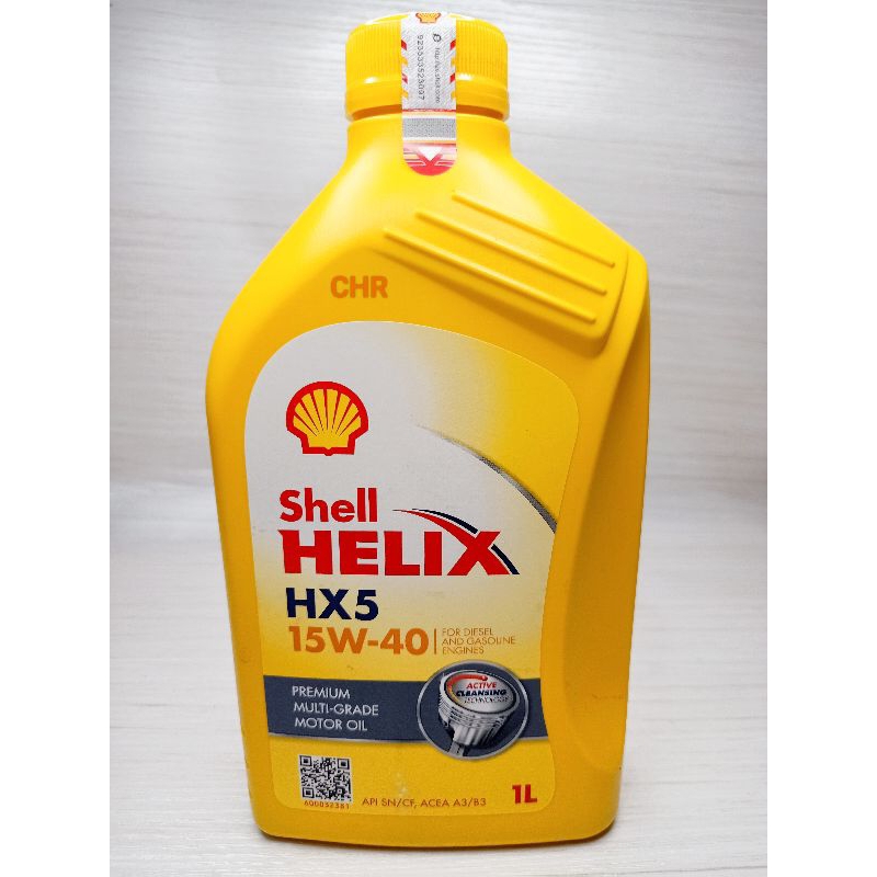 Jual SHELL HELIX HX5 15W-40 1 LITER ORI 100% | Shopee Indonesia