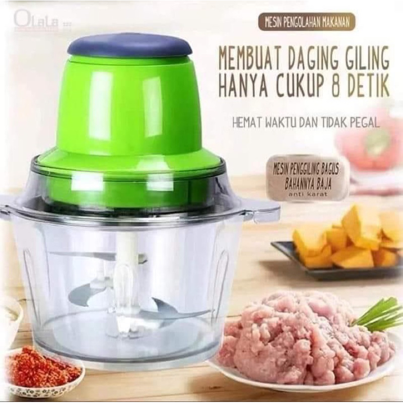Jual ☘️ ASHIKA ☘️ BLENDER DAGING SERBAGUNA MEAT GRINDER CHOPPER BAHAN ...