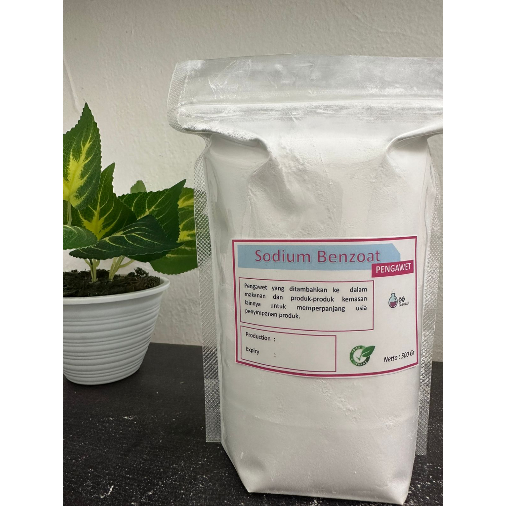 Jual Sodium Benzoate / Natrium Benzoat Kemasan Repack Ex Wuhan RRC | Shopee Indonesia
