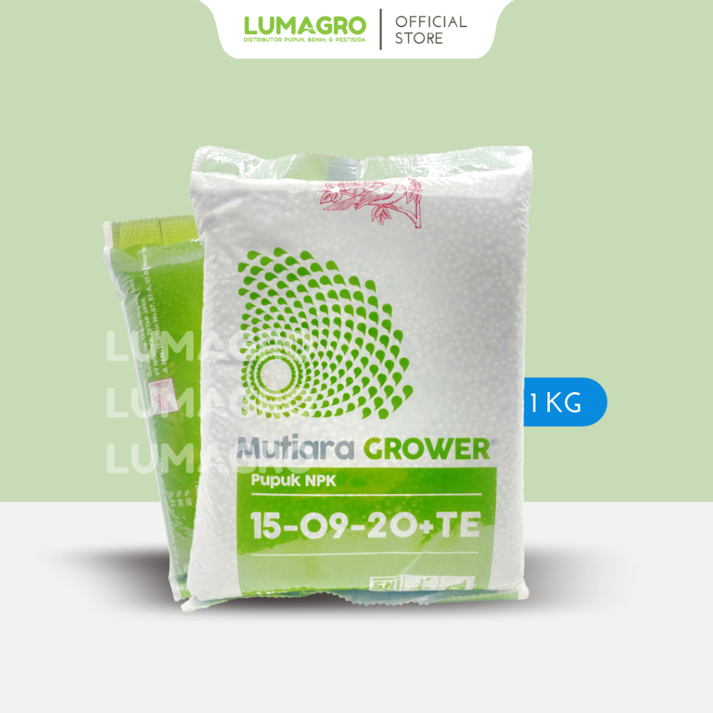 Jual Pupuk NPK Mutiara Grower 1kg Meroke Kemasan Pabrik Nutrisi ...