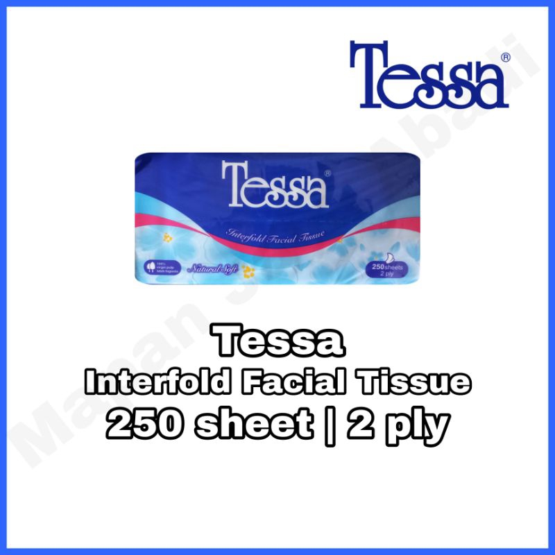 Jual Tessa Facial Tissue 250 Sheets | 2 Ply | Shopee Indonesia