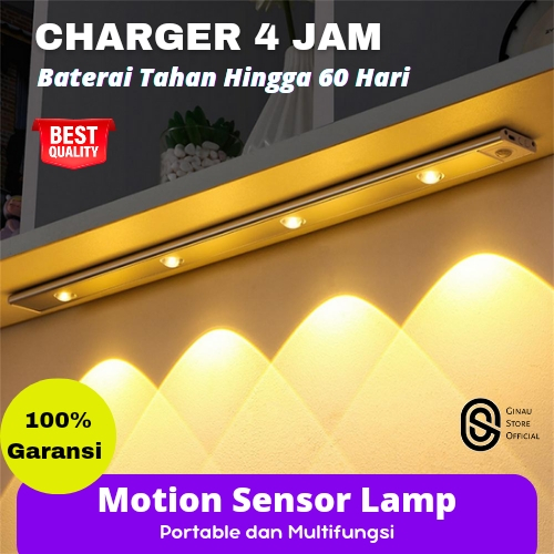 Jual Lampu Strip Tempel LED Motion Sensor Gerak Multifungsi 3 in 1 ...