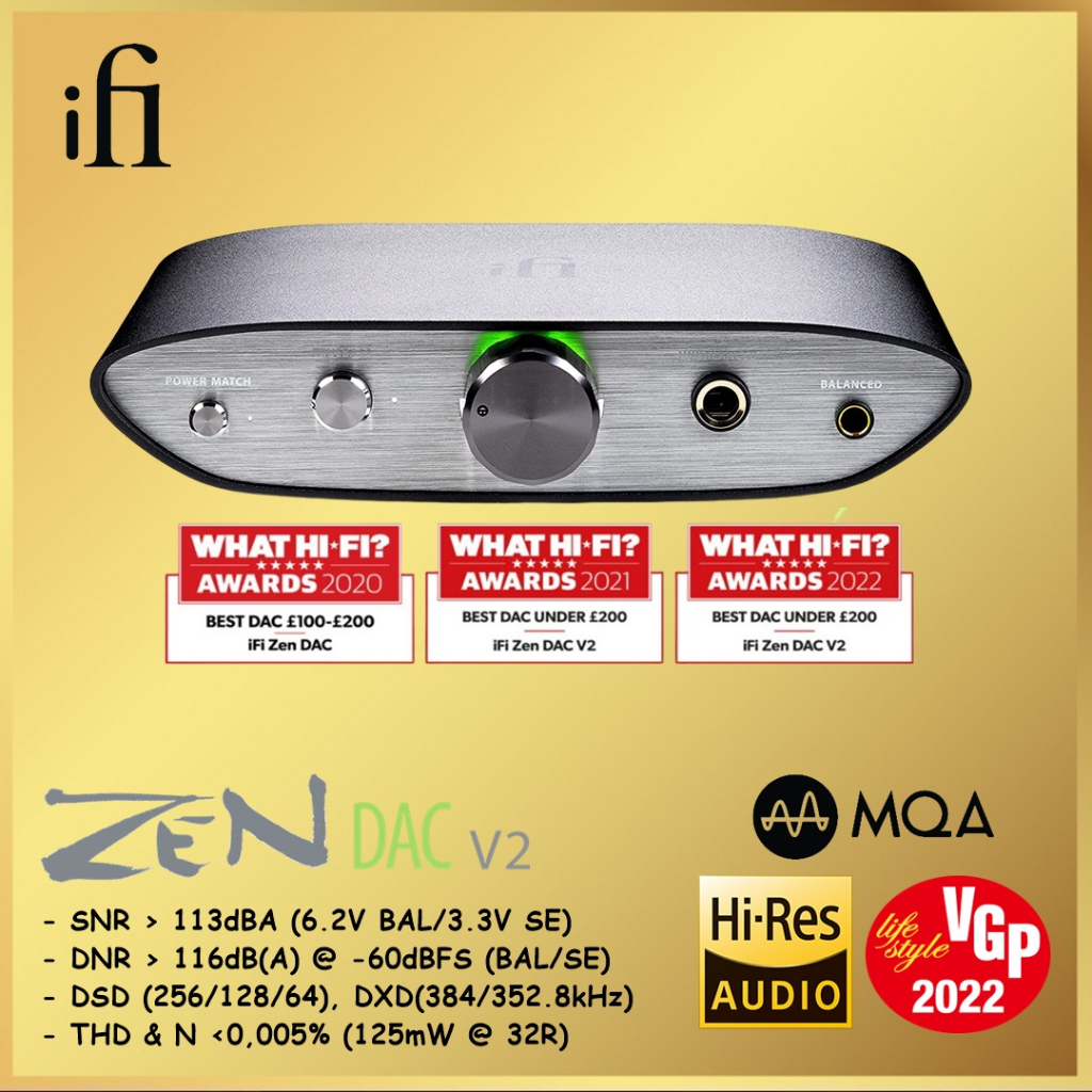 Jual IFi Zen DAC V2 Amplifier Desktop Digital Analog Converter with USB 3.0 | Shopee Indonesia