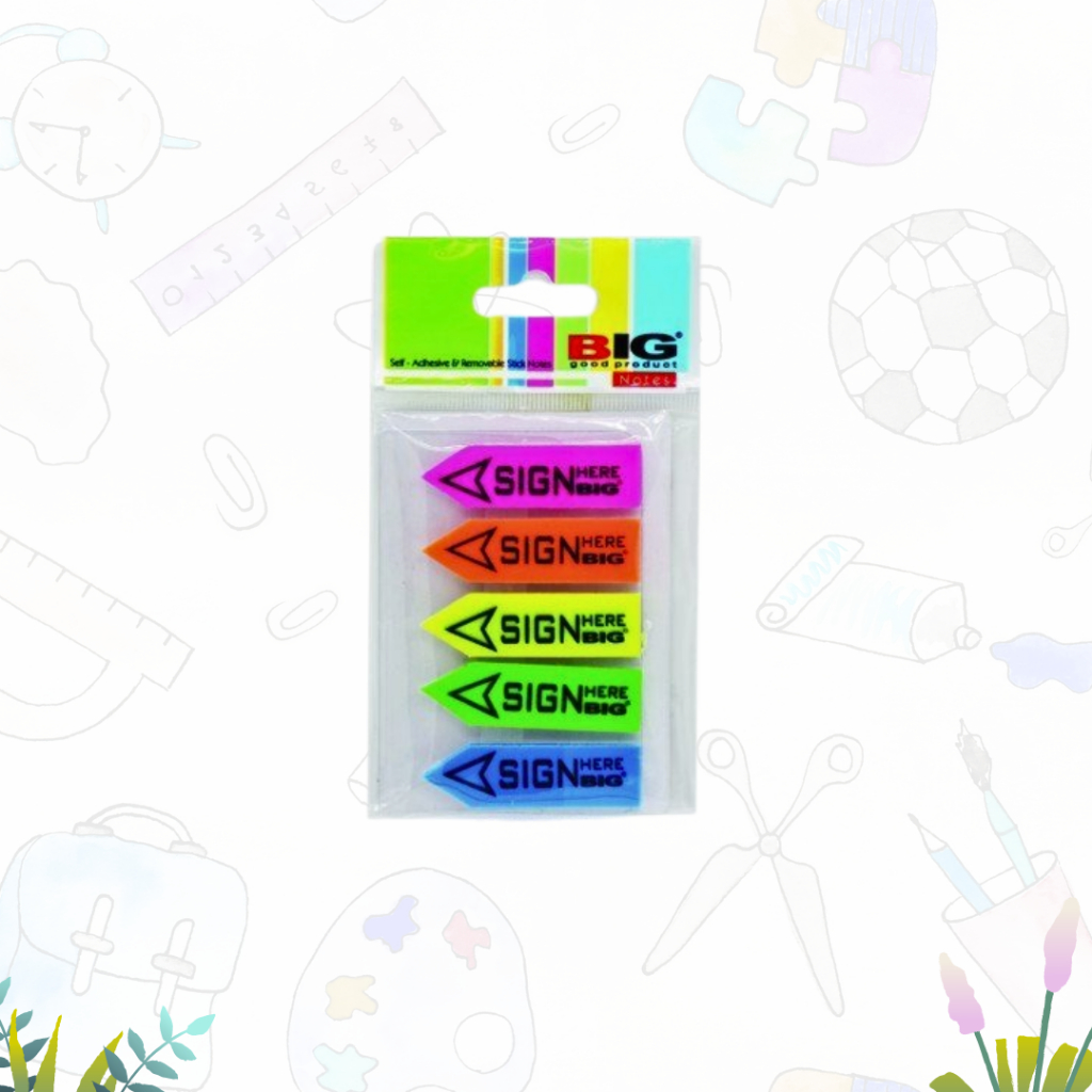 Jual Memo Stick Sign Here / Pembatas buku BIG SIGN HERE | Shopee Indonesia