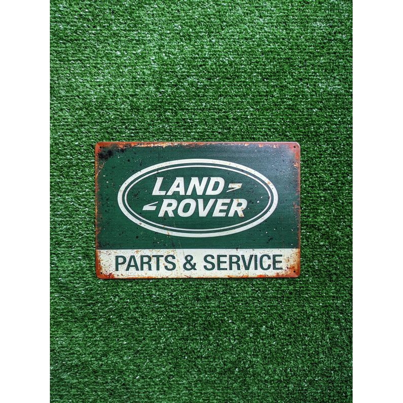 Jual Poster kaleng metal motif Vintage/Enamel/Tin sign Land Rover Part ...