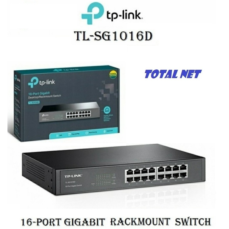 Jual TP-LINK TL-SG1016D SG1016D 16-Port Gigabit Switch | Shopee Indonesia