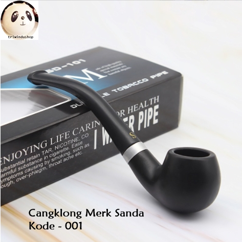Jual Pipa Cangklong - Pipa Cangklong HITAM Merk Sanda Kado Unik Modern BANDUNG | Shopee Indonesia