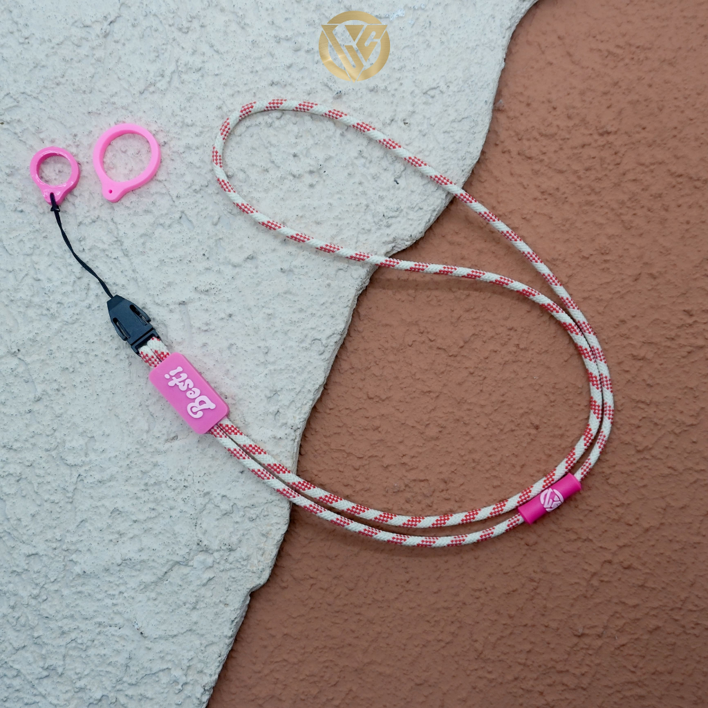 Jual Lanyard Couple Besti Varian Motif (Satuan) Lanyard Hp Free Ring ...