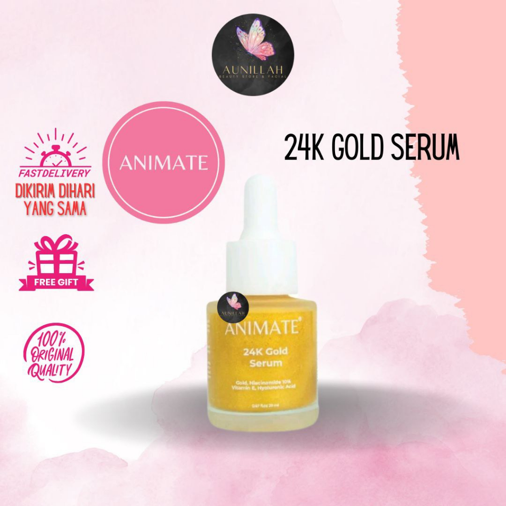 Jual ANIMATE Skincare Series - 24k Gold Serum 20ml | Shopee Indonesia