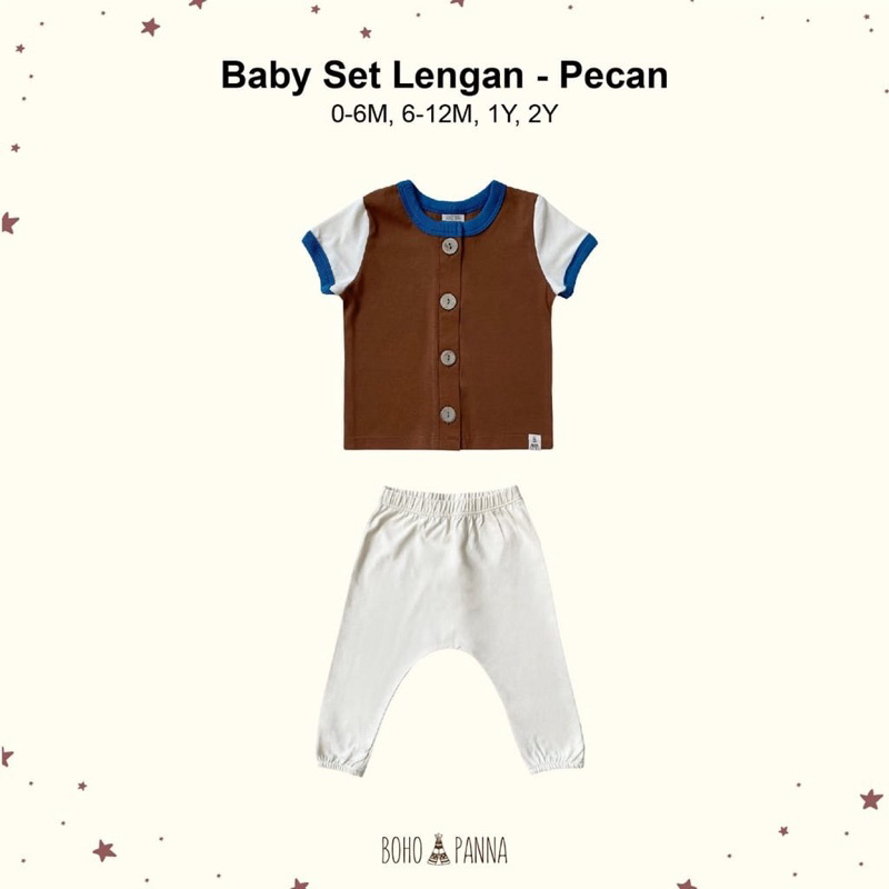 Jual Bohopanna Baby Set Lengan Pendek (0-6 Bulan) | Shopee Indonesia
