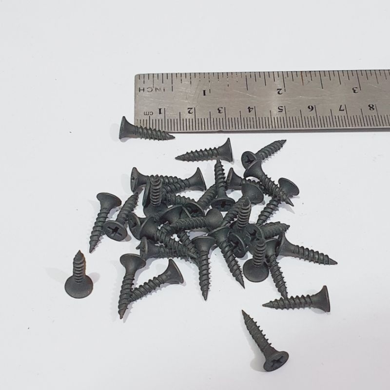 Jual 50pcs Baut Sekrup drywall 6x3/4 , sekrup baja hitam , sekrup ...
