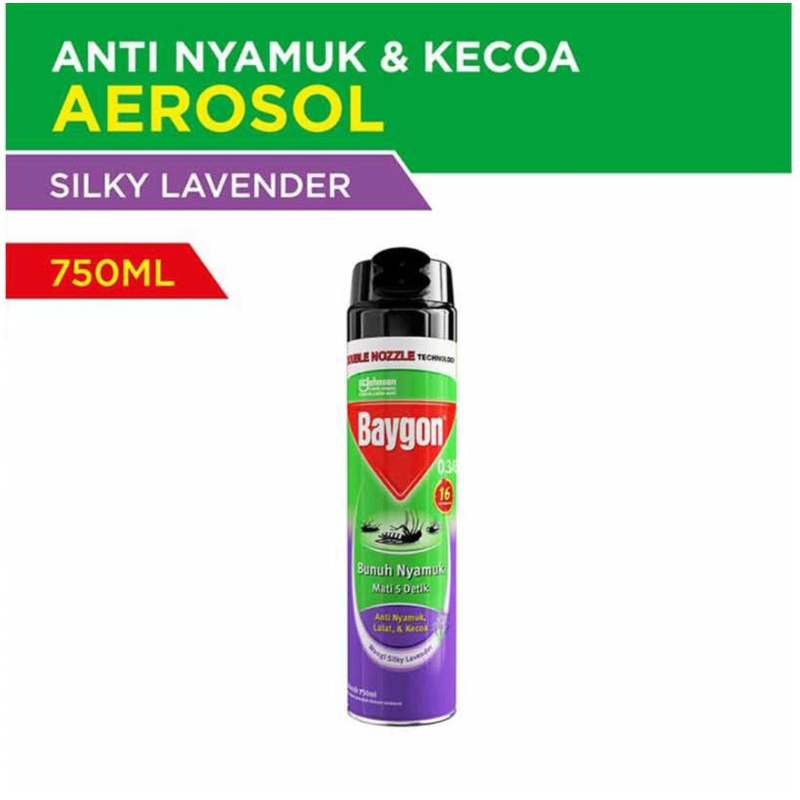 Jual Baygon obat nyamuk semprot 750 ml | Shopee Indonesia
