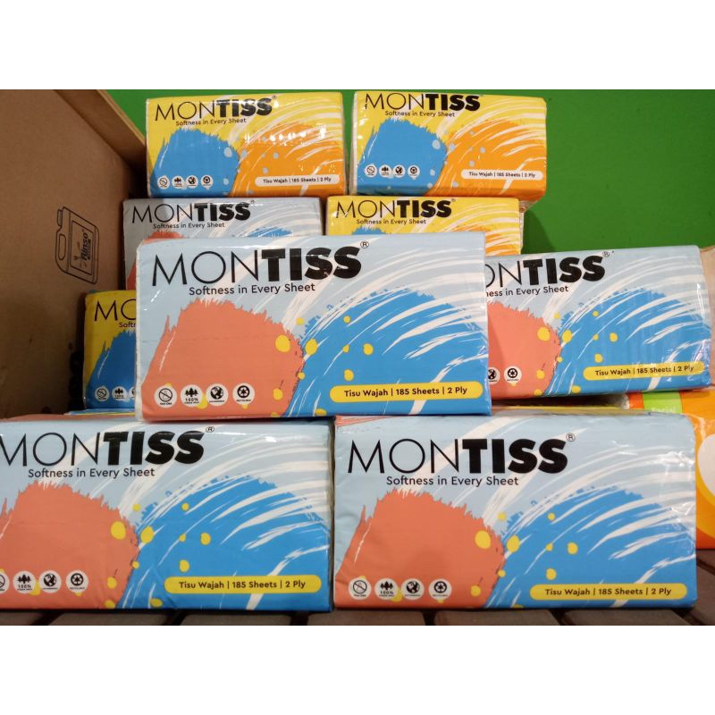 Jual MONTISS 185shets PAKET ISI 6 | Shopee Indonesia