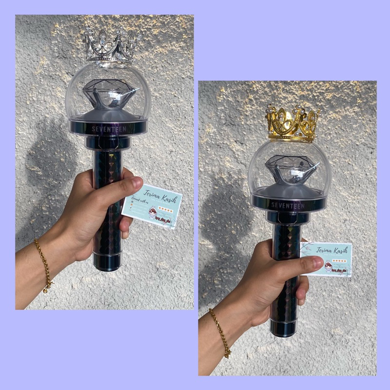 Jual Mahkota / crown lightstick seventeen bts newjeans blackpink nct ...
