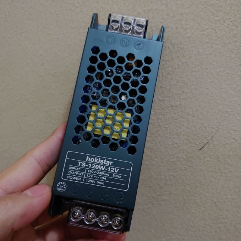 Jual Power Supply SLIM Output DC 12V 10A 120Watt Input AC 220V | Shopee ...