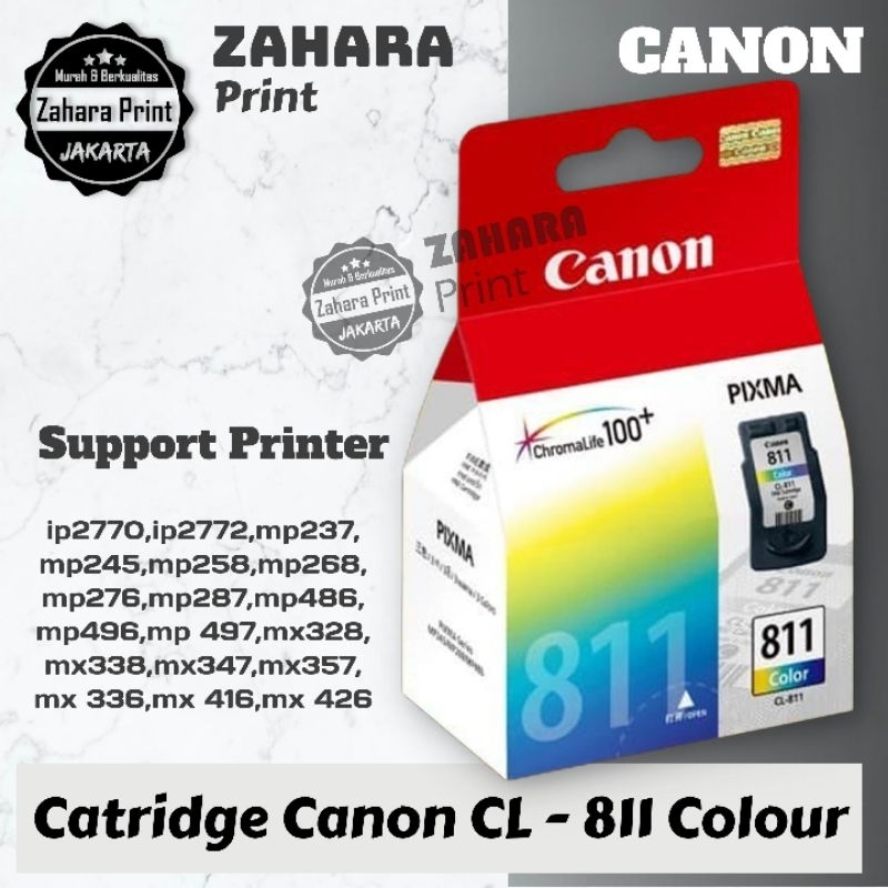 Jual Catridge Printer Canon 810 + 811 For IP2770, MP287, MP245, MP496 ...