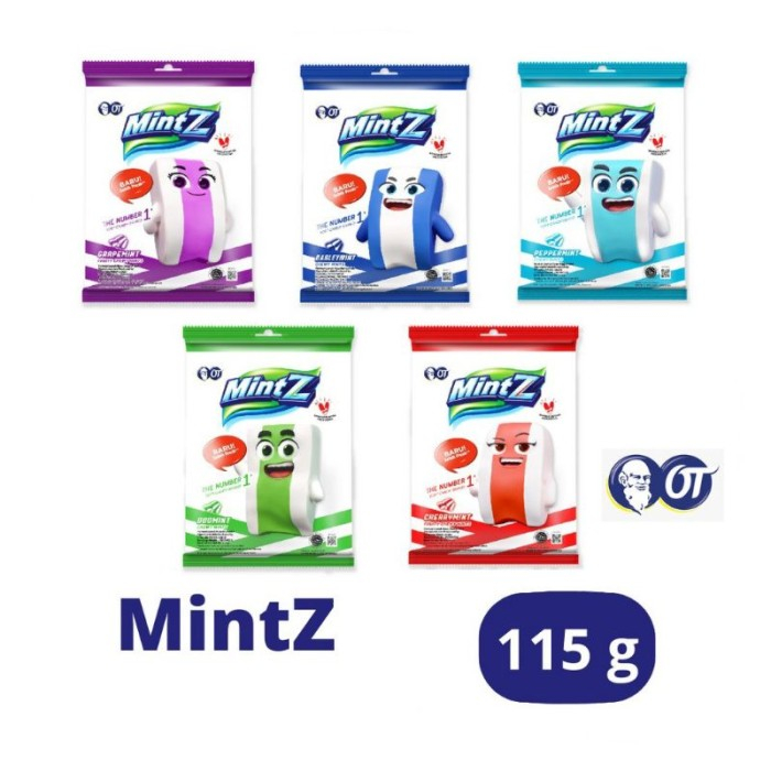 Jual OT MintZ Fruity Chewy Mints Permen 115gr | Shopee Indonesia