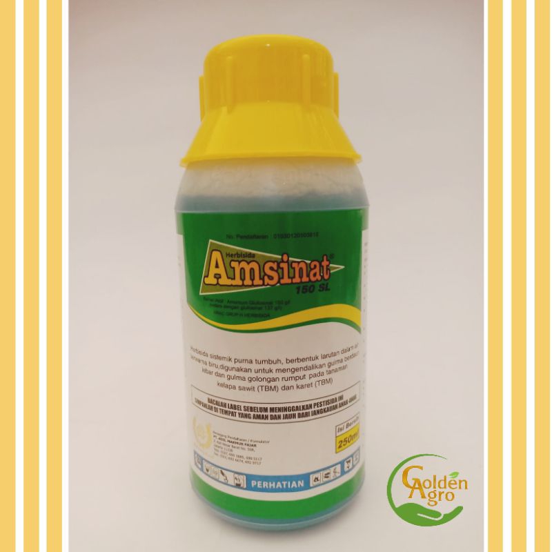 Jual HERBISIDA AMSINAT 150SL 250ML ML OBAT RUMPUT LULANGAN | Shopee ...