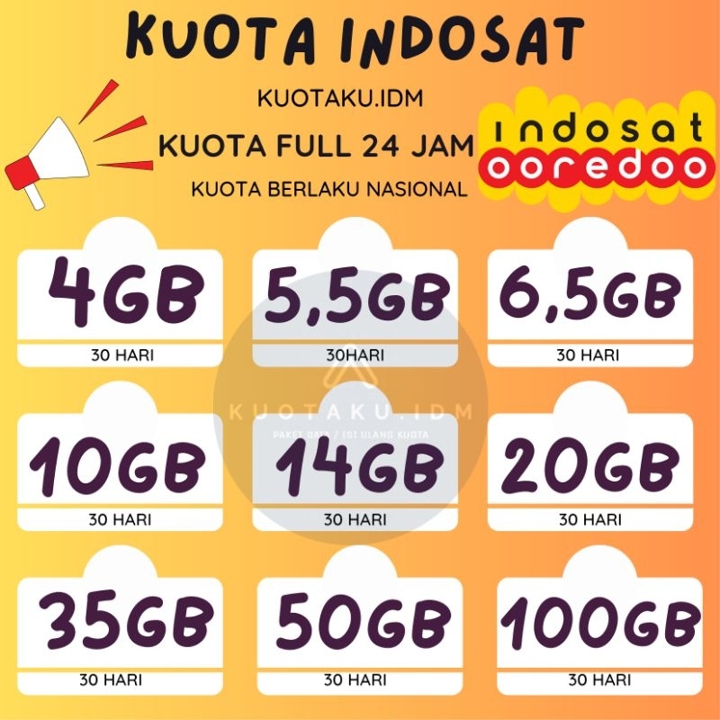 Jual [MURAH] ISI ULANG KUOTA M3 INDOSAT OOREDOO FREEDOM & UNLIMITED ...