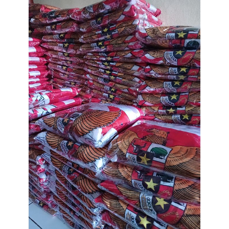 Jual Bendera Merah Putih Begron Garuda jadul(10 gelombang) | Shopee ...